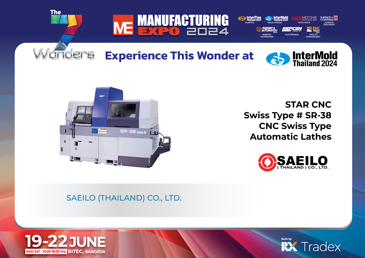 InterMold Thailand 2024 | Event on Mold & Die Technology